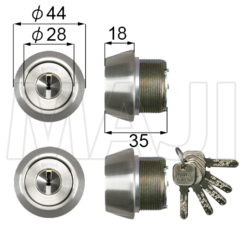 TOSTEM,トステム MIWA JNシリンダー[LIXIL-DCZZ1015]: 鍵の卸売センター